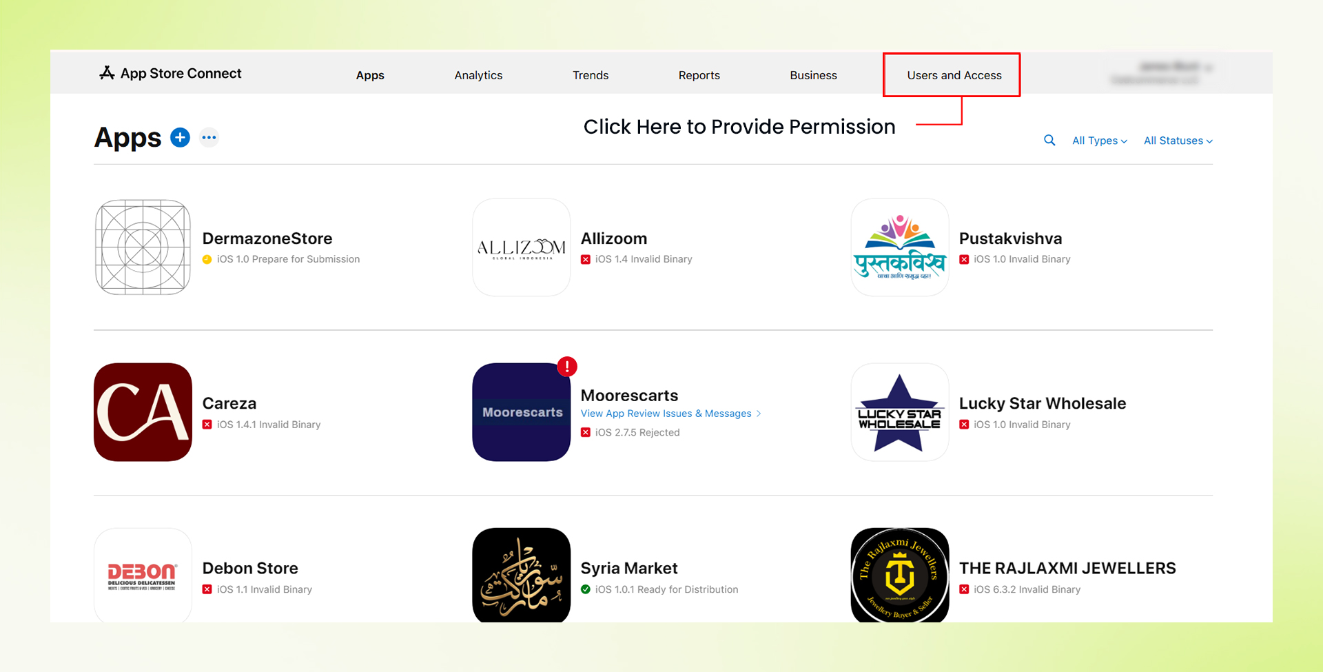 How to Grant MageNative Access to Your Apple Developer Account